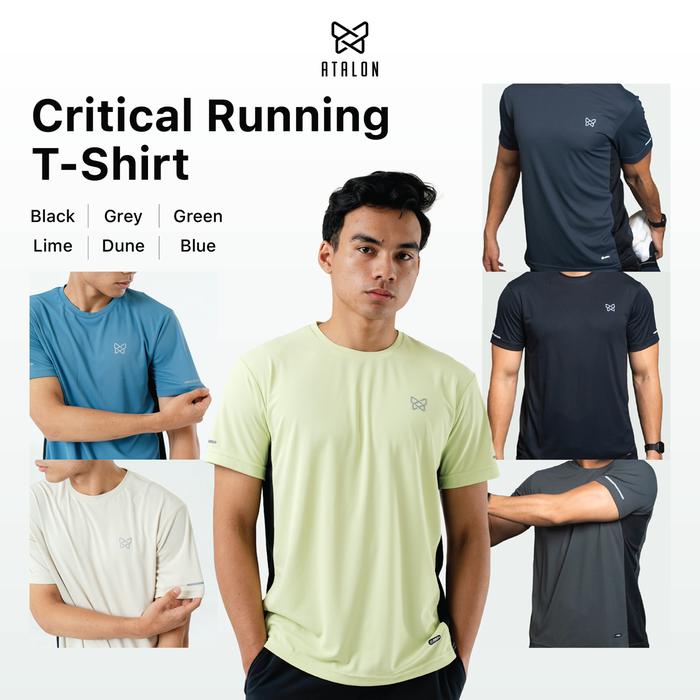 Promo Atalon CRITICAL Running TShirt - Kaos Lari / Kaos Dryfit Pria ...