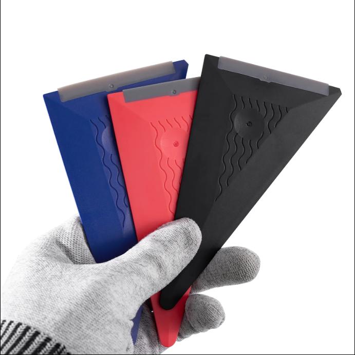 Professional Triangle Car Wrap Squeegee Heat Resistant Windo - TikTok ...