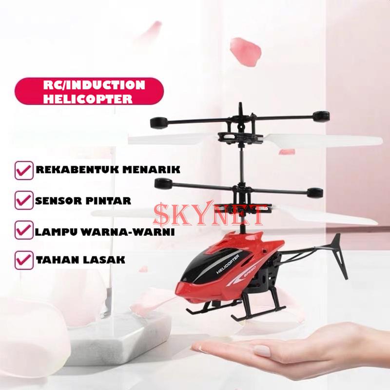 Remote Control Helicopter Induction RC Helikopter Heli Toys Mainan ...