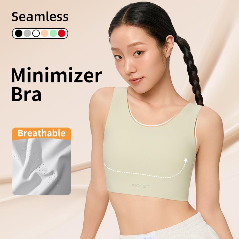 Minimizer Bra Chest Binder Seamless Chest Pads Corsets Pullover ...