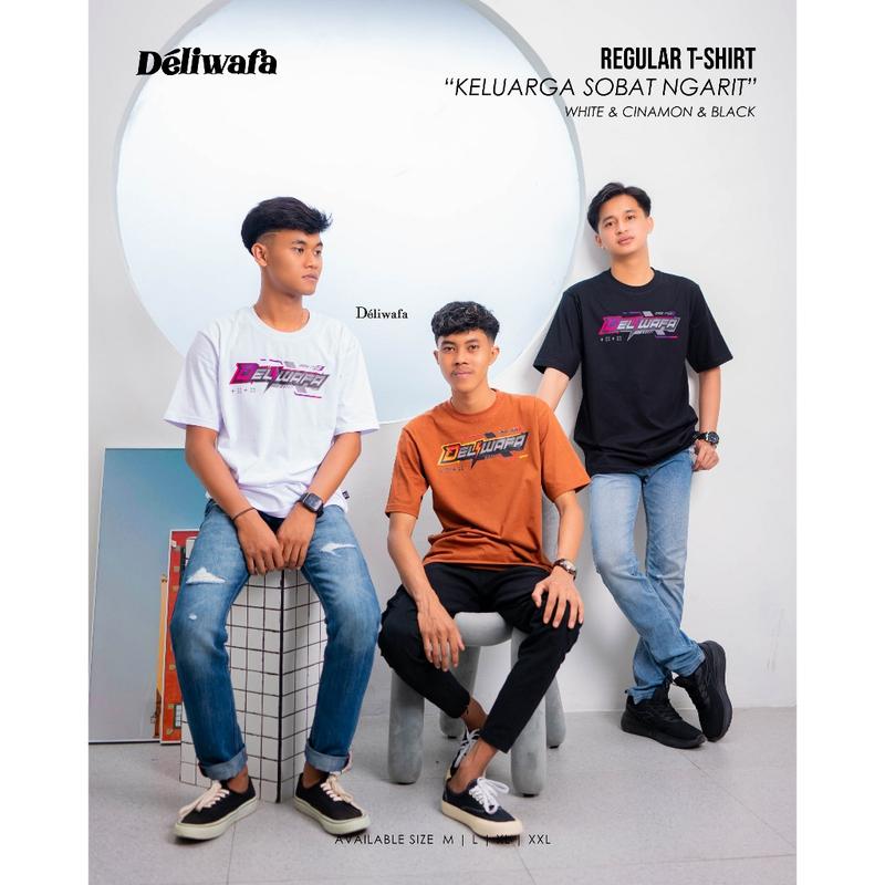 Deliwafa - Keluarga Sobat Ngarit T-Shirt Regular Kaos Lenga - TikTok ...