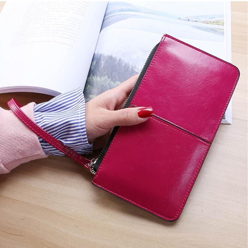 Dompet kulit dengan zip panjang, dompet, beg wang - TikTok Shop Malaysia