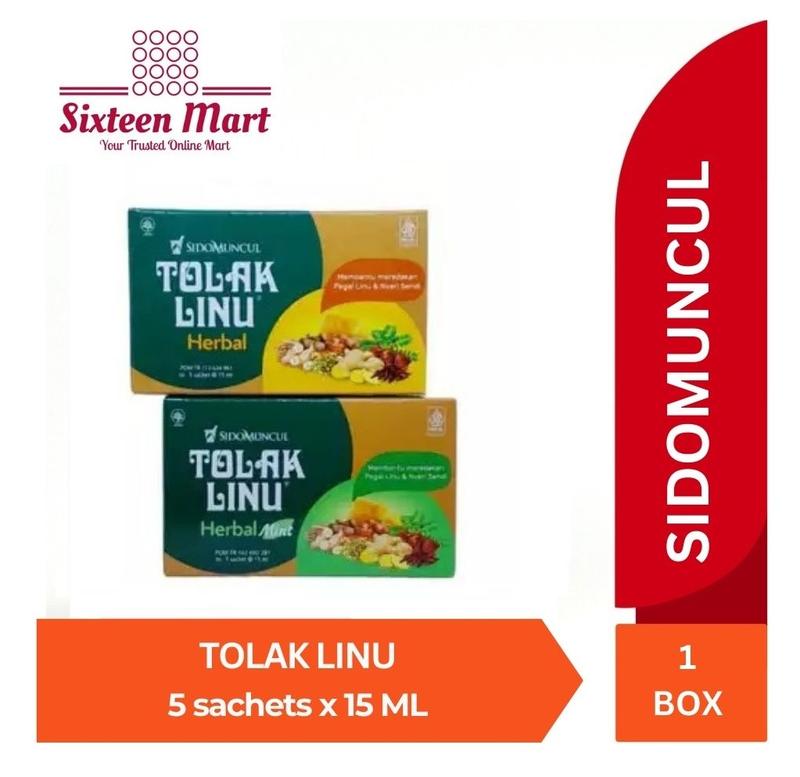 Tolak Linu SidoMuncul, 5 x 15ml per box - Obat Herbal - Pegal Linu ...