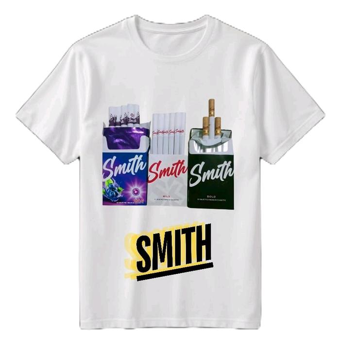Jual Smith T Shirt Pria Putih Motif Baju Smith dan Logo Smith Gaya ...
