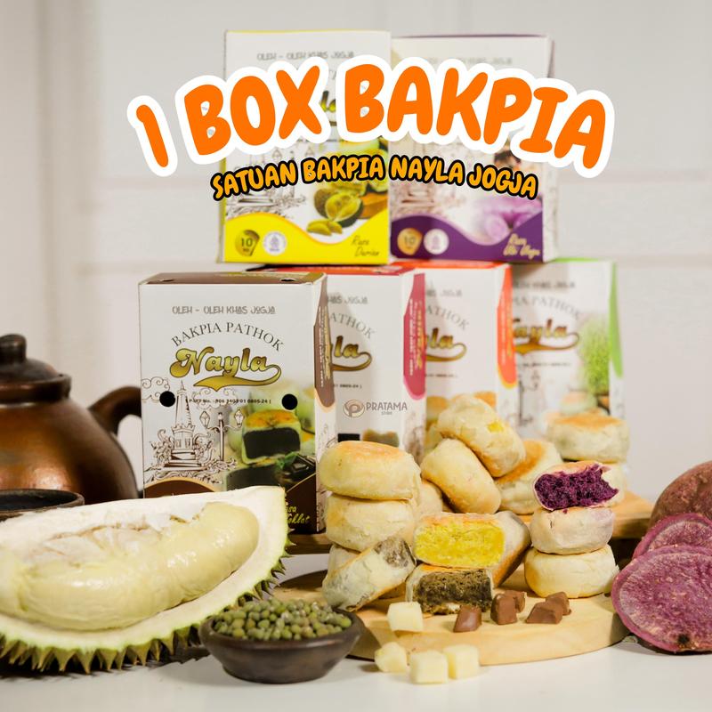 1 BOX BAKPIA KERING NAYLA JOGJA - Shop | Tokopedia