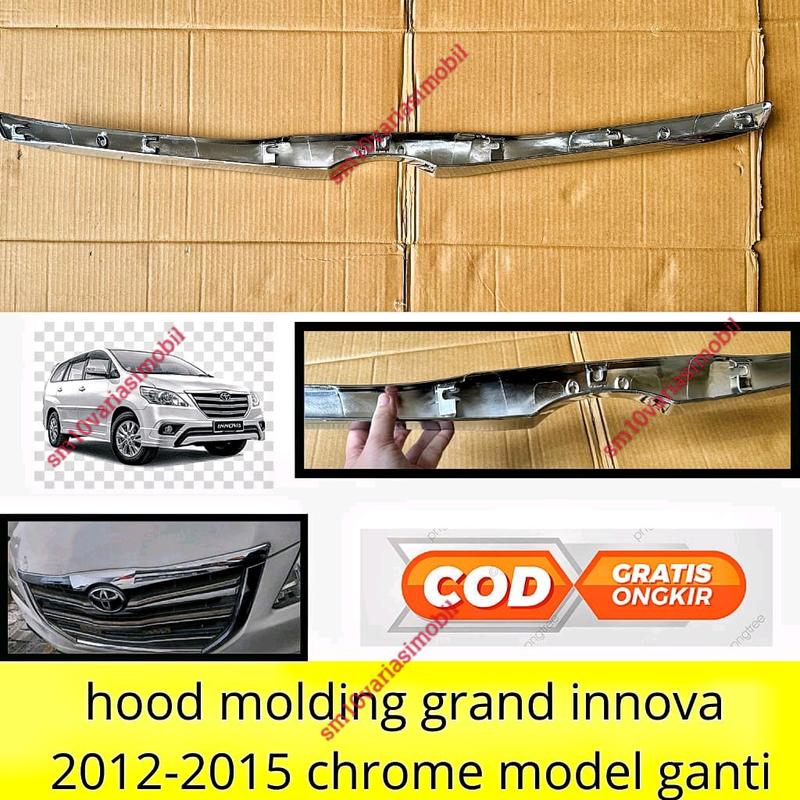 Hood molding/ list kap mesin grand Innova 2012 2013 2014 201 - Shop ...
