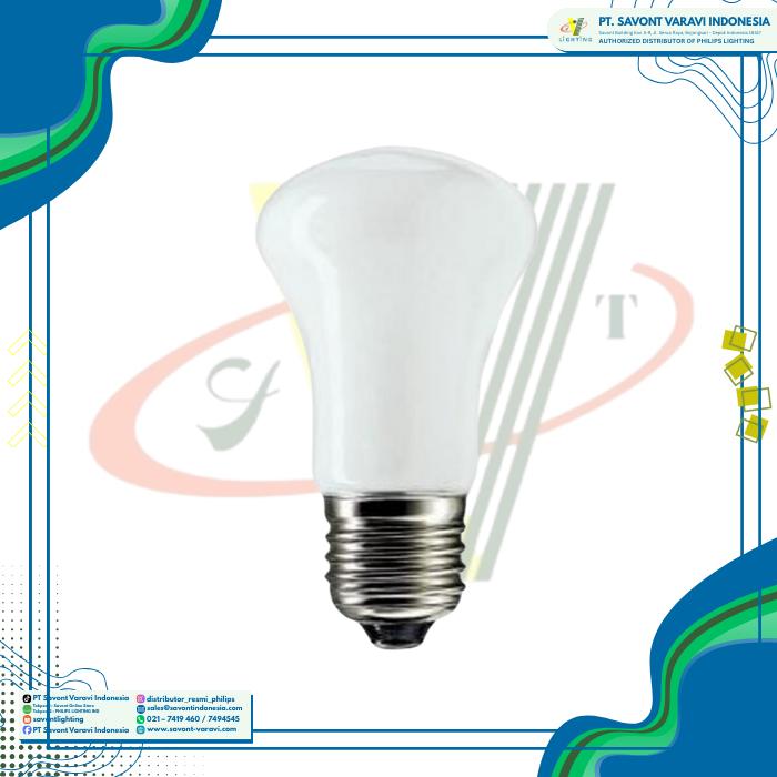 Philips Lampu Incandescent CLAS 60W E27 220-240V E50 W-W 1CT/10X10F ...