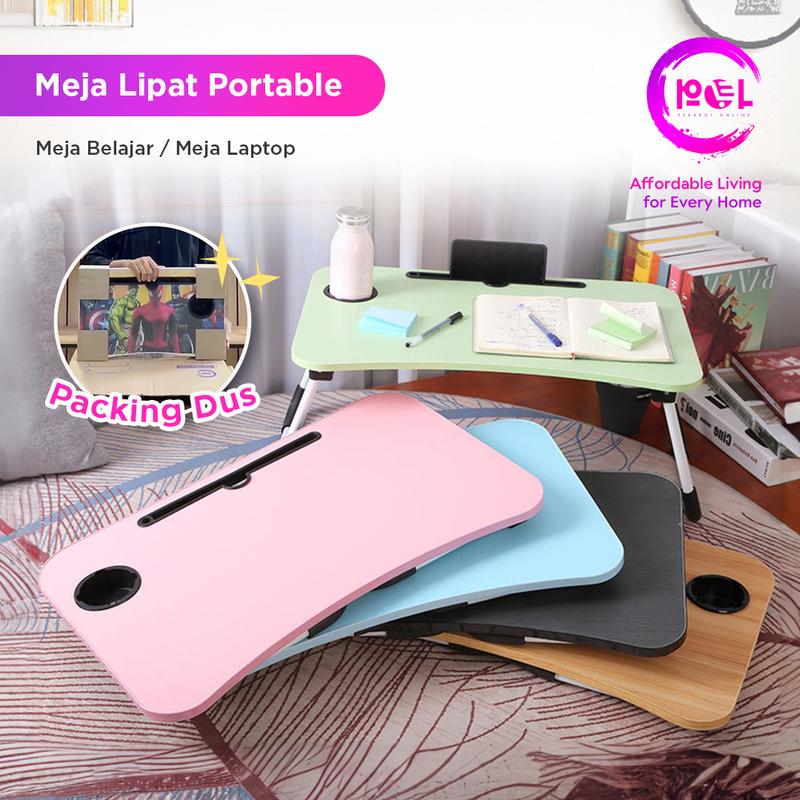 [POL] COD Meja Portable Lipat | Meja Laptop | Meja Lipat Portabel ...