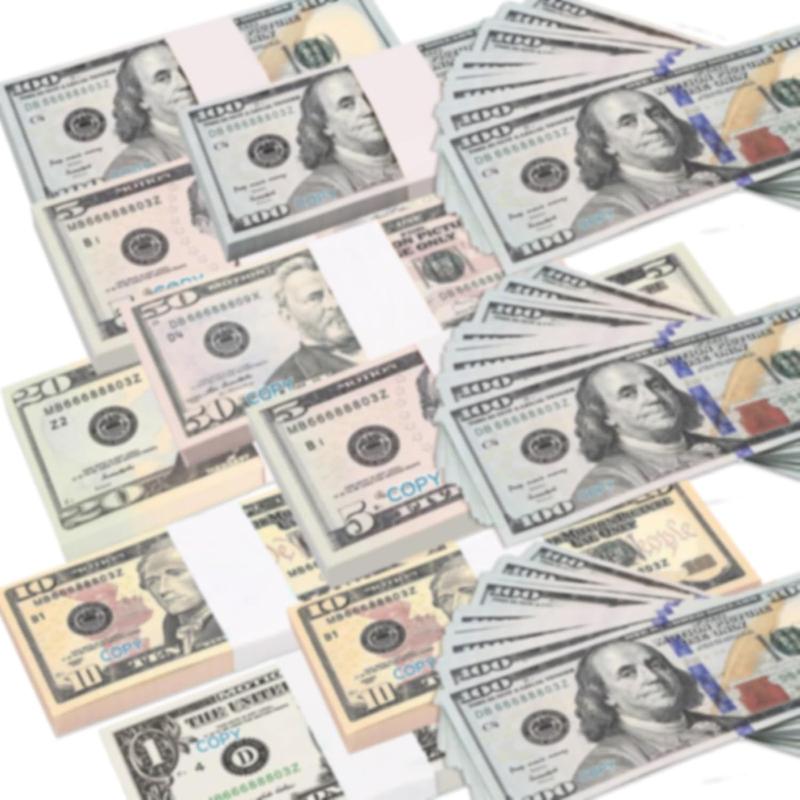 210/100 USD prop banknotes, art projects and decorations - perfect for ...