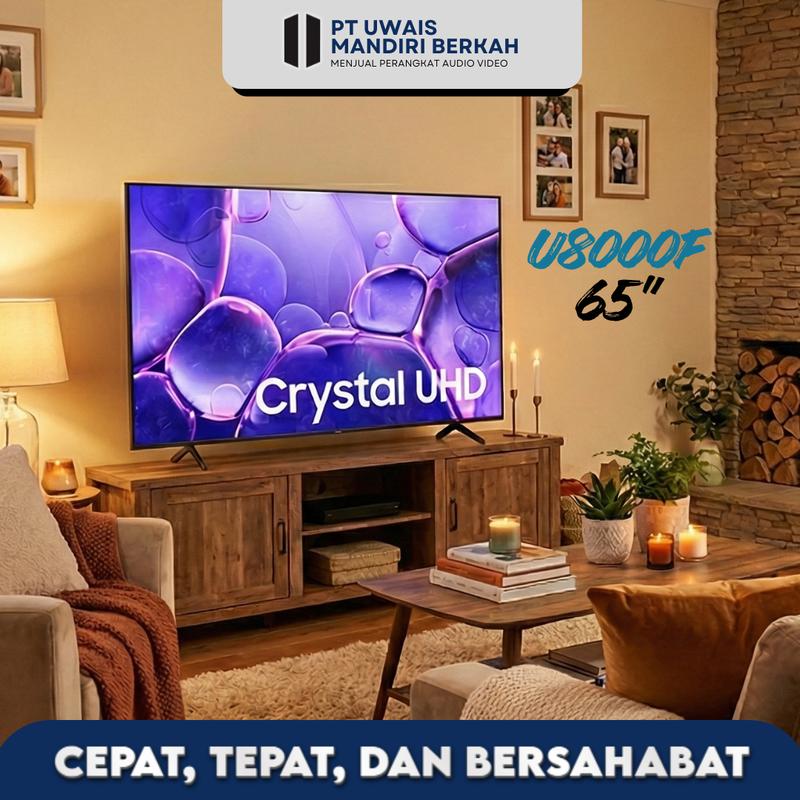 SMART TV 65 INCI CRYSTAL UHD SMSNG UA65U8000FKXXD 65U8000F ORIGINAL 4K U8000F Smart TV dengan ...