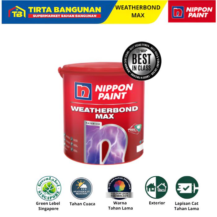 Promo NIPPON PAINT WEATHERBOND MAX CAT TEMBOK TINTING EXTERIOR HARGA BY ...
