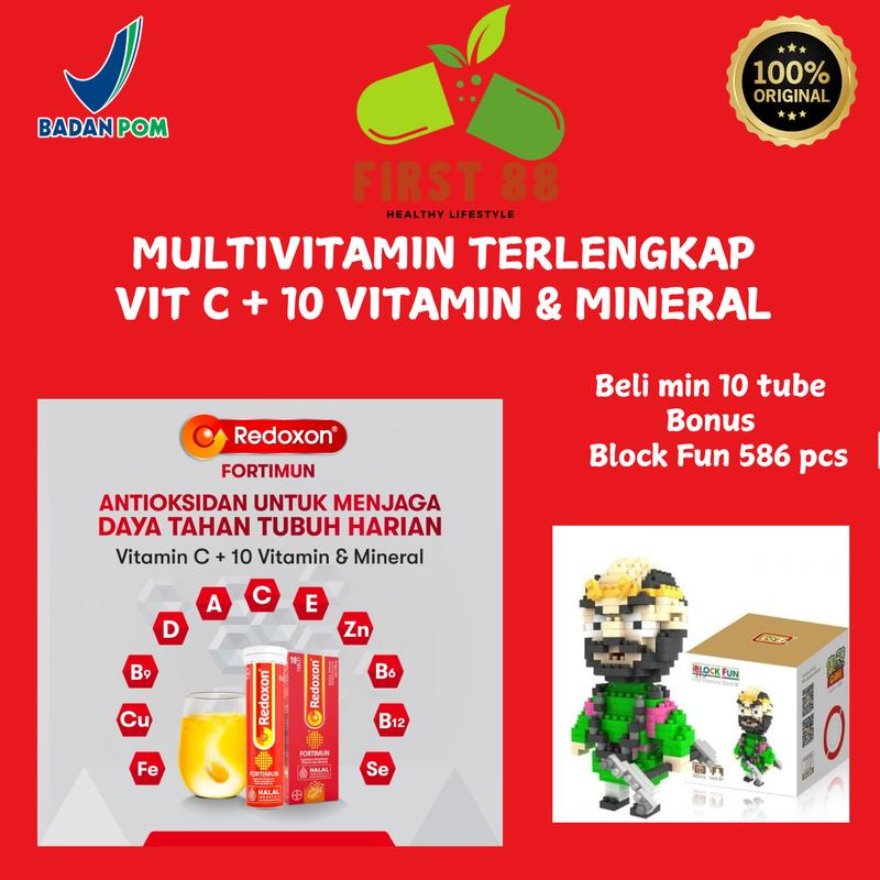REDOXON FORTIMUN ISI 10 TABLET SUPLEMEN TERLENGKAP UNTUK MENJAGA - Shop ...