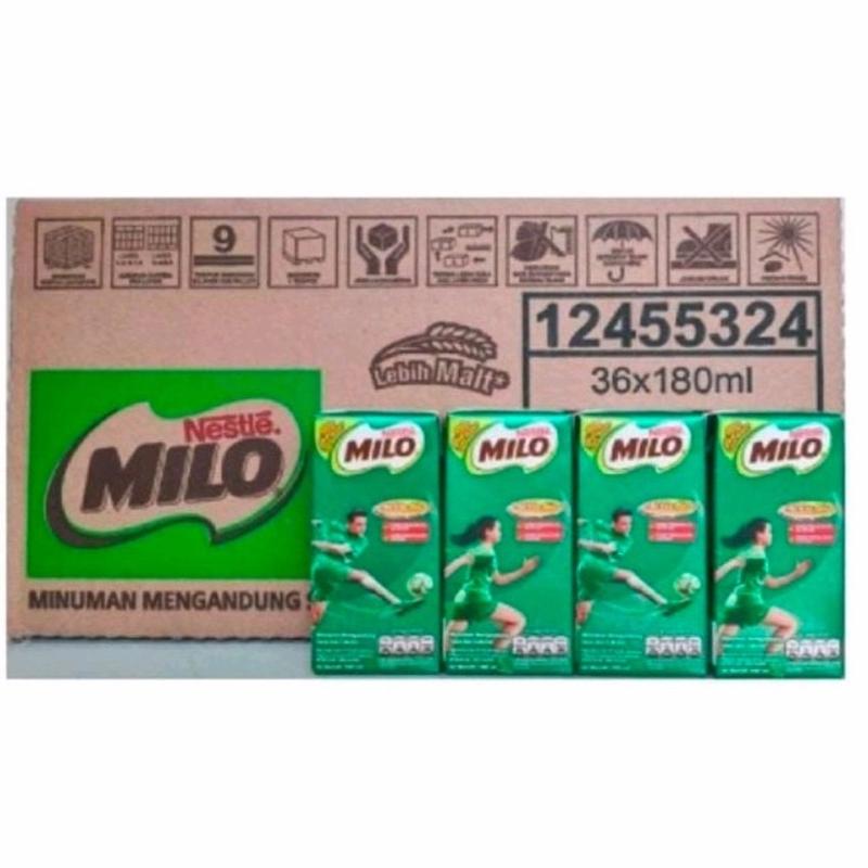 Susu Milo UHT 180 ml 1 dus isi 36 kotak - Shop | Tokopedia