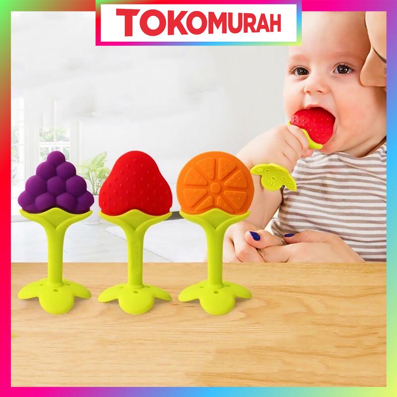 TM Teether Bayi Berbentuk Buah - Mainan Gigitan Bayi BPA Free R900 ...