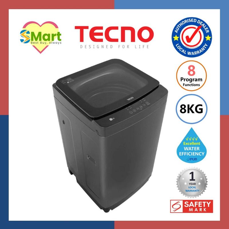 TECNO 8.0KG Fully Automatic Washer with Bionic Wash Technology - TikTok ...