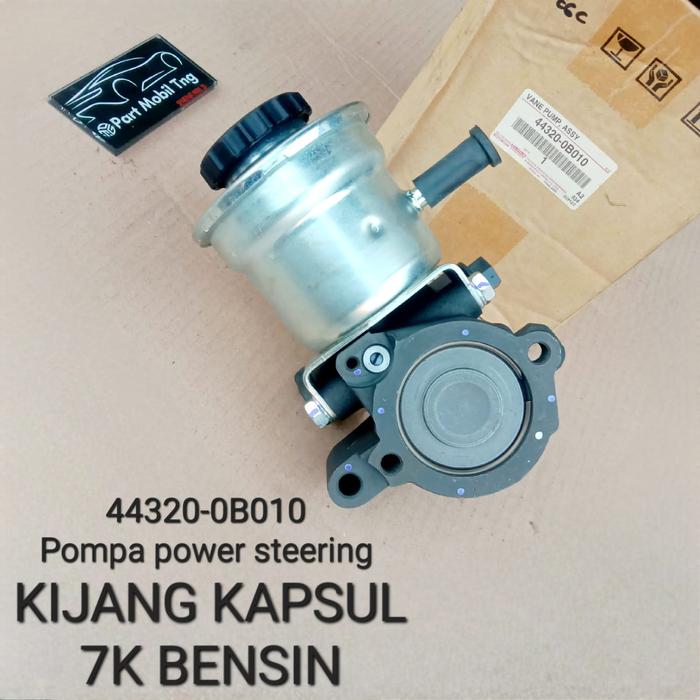 Jual Pompa Power Steering Pump Assy Kijang 7K 44320-0B010 ORI - Merk F ...