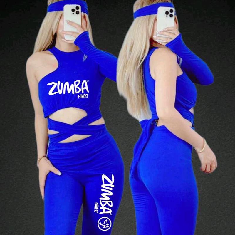 Zyra Zumba Terno with Turban – Stretchable Cotton Spandex Workout - TikTok Shop Philippines