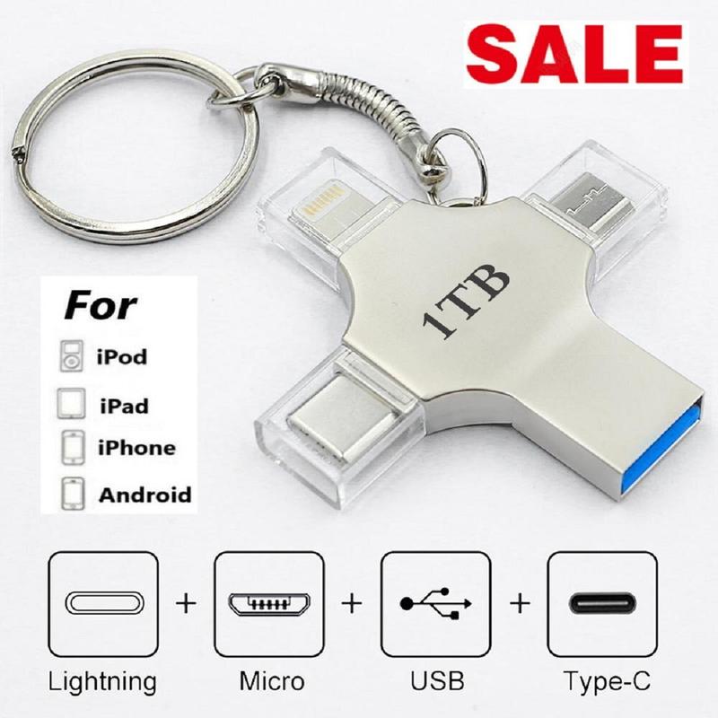 Pemacu Denyar OTG USB, Pendrive 4 dalam 1, Jenis-C USB Stick - TikTok ...