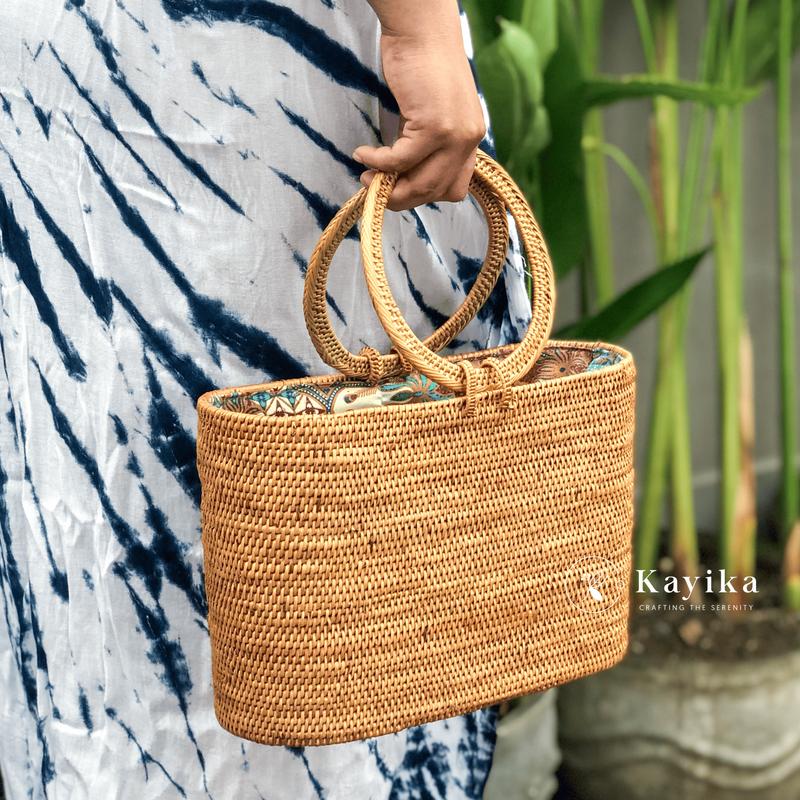 Tas Rotan Bali, Rotan Sundung Tutup Buka, 100% Handmade Khas - Shop ...