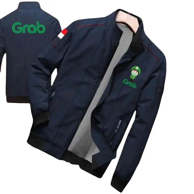 JAKET GRAB DRIVER ANIMASI TERBERU JAKET WATERPROOF OJEK ONLINE BAHAN ...