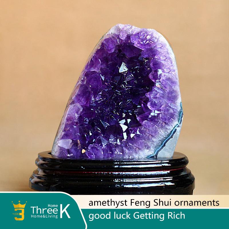 natural amethyst Feng Shui ornaments good luck Getting Rich - TikTok ...