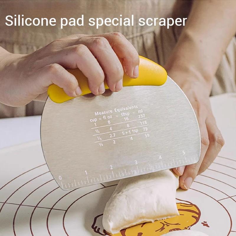 Flour Cutter Pizza Noodle Cutter Butter Scraper Cake Scraper - TikTok ...