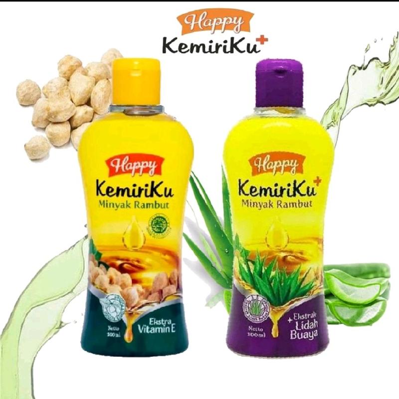 Paket 2botol happy kemiriku minyak rambut 100ml - Shop | Tokopedia