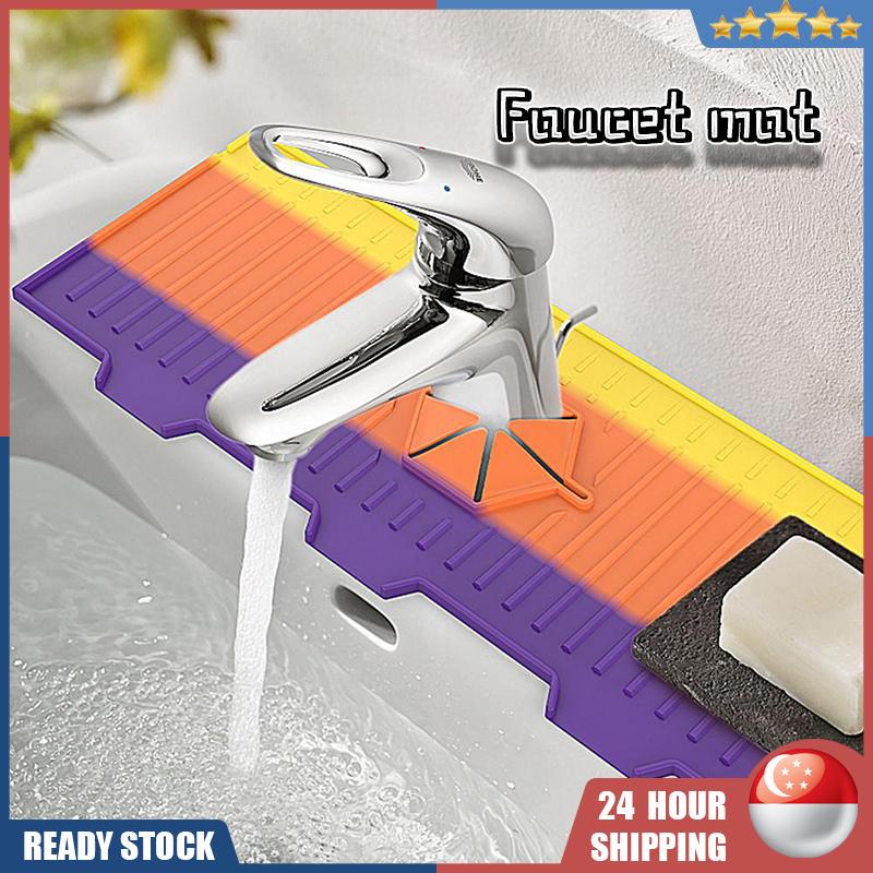 Reusable faucet sink splash guard waterproof and mildew proo - TikTok ...