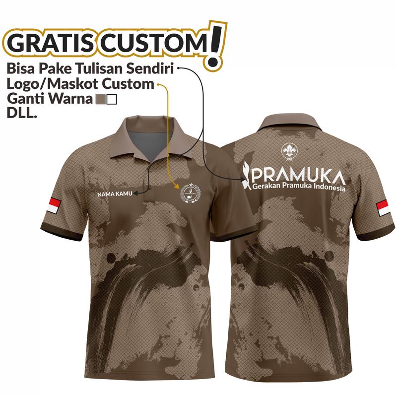 Baju Seragam Pramuka SMA SMP SD Terbaru Bisa Pake Nama Sendiri - Shop ...