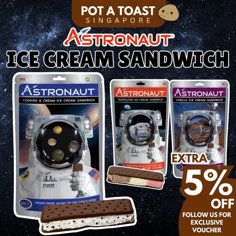 ASTRONAUT Ice Cream Sandwiches | Space Food 31g NASA - TikTok Shop ...
