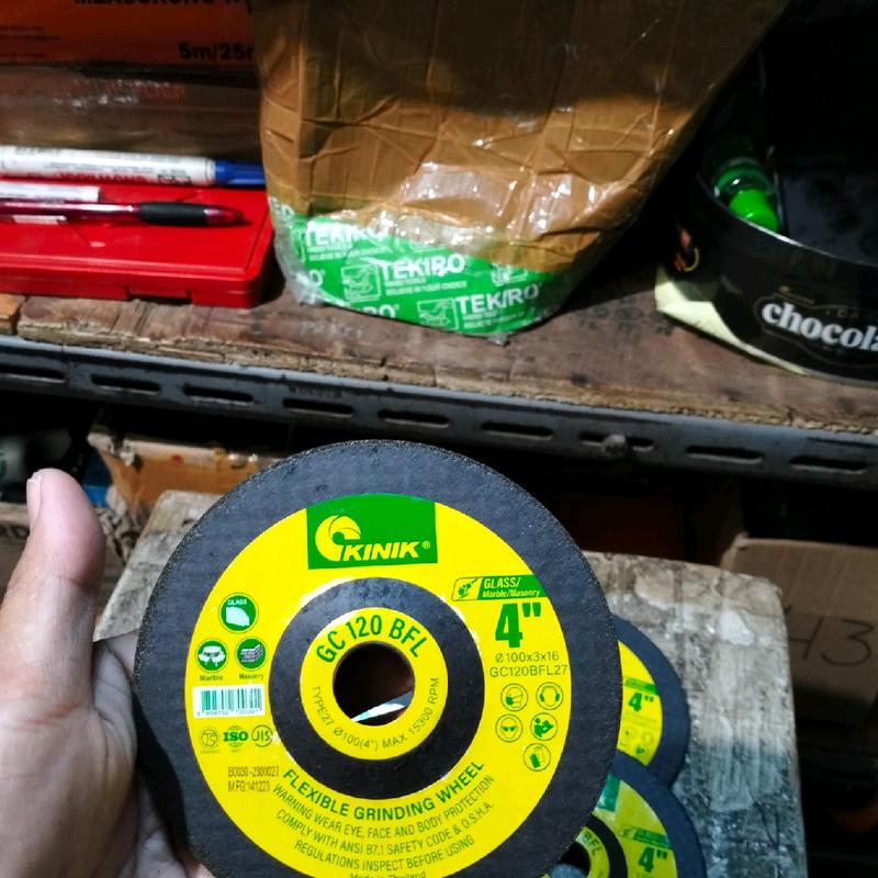 batu kinik gerinda flexible 4"inchi gc 120 kinik gc 120 - Shop | Tokopedia
