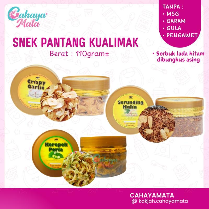 Snek Pantang KualiMak Garlic Crispy Bawang Putih Rangup Serunding ...