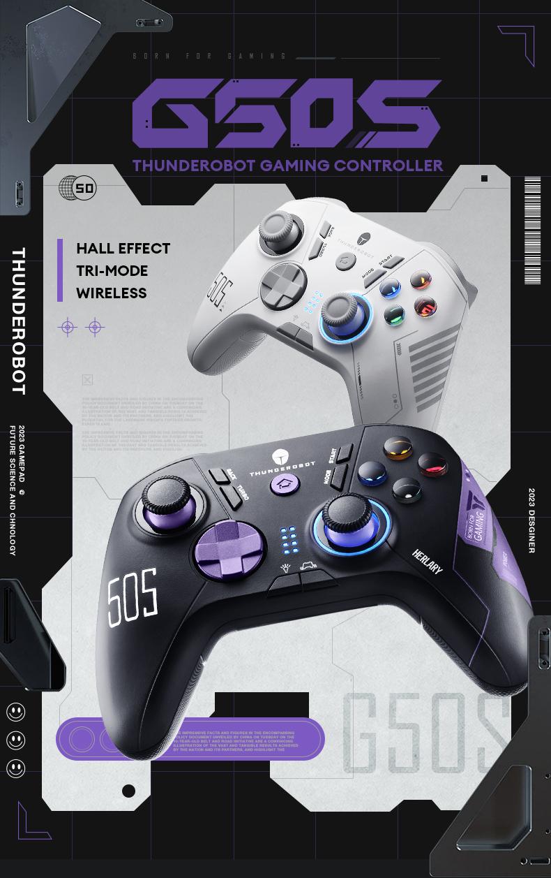 Promo THUNDEROBOT G50S Wireless Gamepad Controller Hall Effect ...