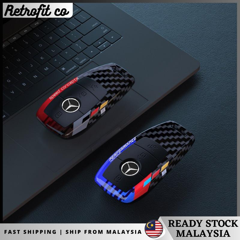 [Ready Stock] Mercedes Colored Carbon fiber Car Key Cover Full - TikTok ...