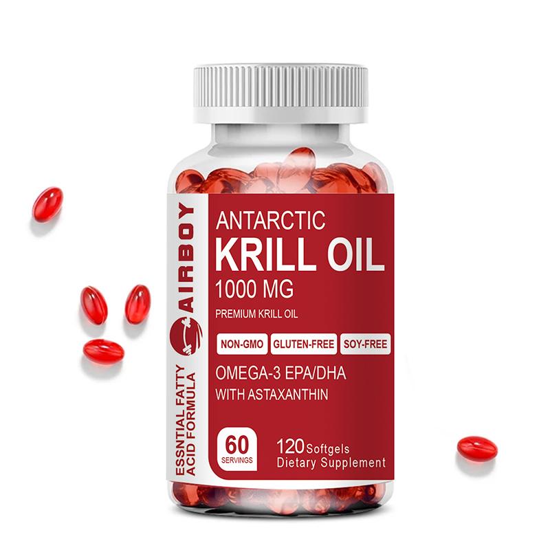 Krill Oil -Minyak Krill - Suplemen Omega 3 1000 mg dengan EPA, - Shop ...