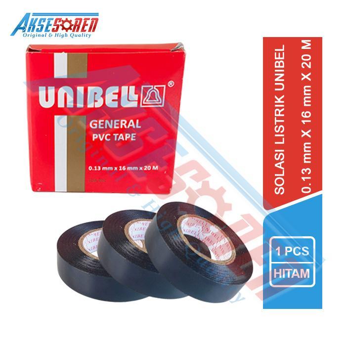 Promo Isolasi Kabel Unibell General Pvc Tape [0.13 mm x 16 mm x 20 M ...