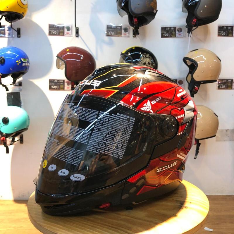 ZEUS HELMET ZS-613 WITH DOUBLE VISOR - TikTok Shop Malaysia
