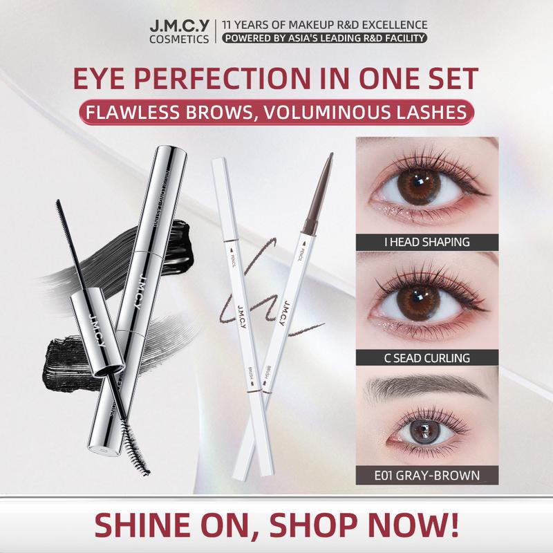 JMCY 3-in-1 72H Long-Lasting Volumizing Mascara + Sculpted Brow ...