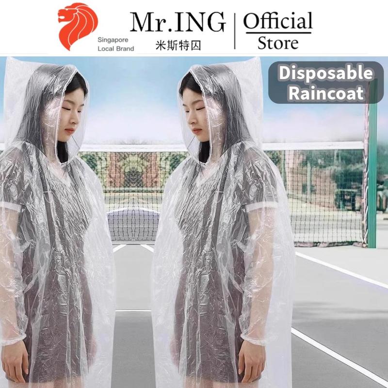 Disposable Raincoat for Adults and Children, Transparent Rai - TikTok ...