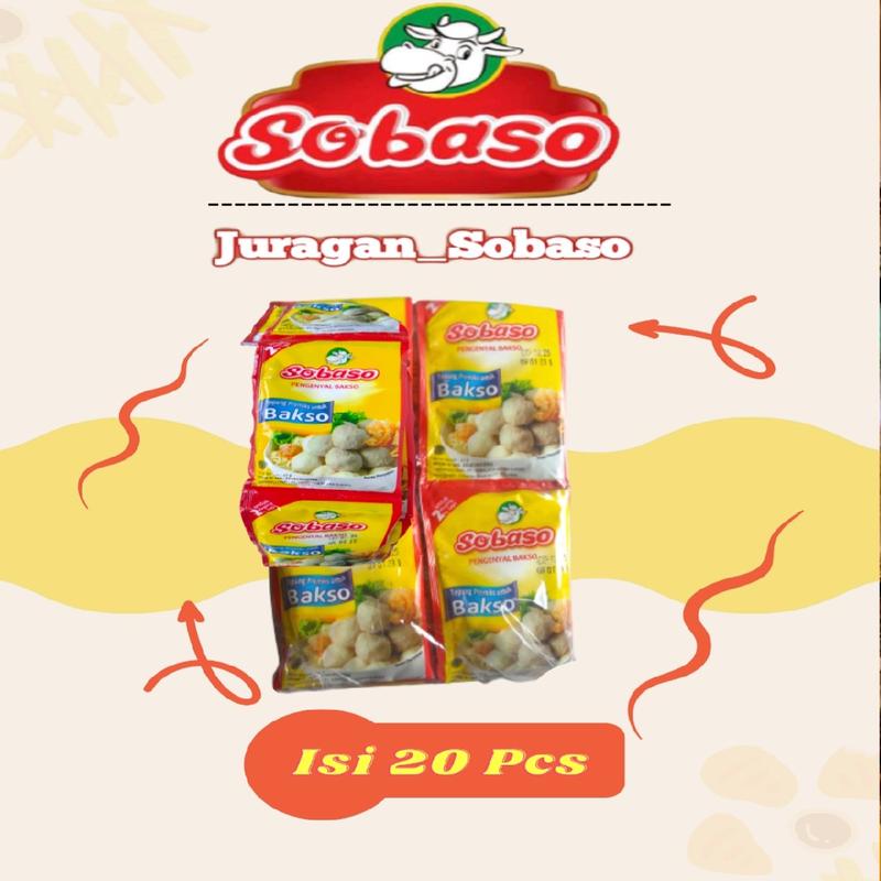 Sobaso Tepung Pengenyal Bakso 32 Gram 1 Pack - Baking Food Bahan - Shop ...