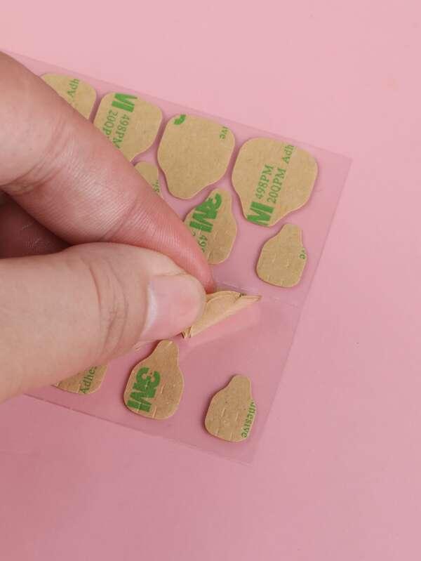Clear Double Sided Press On Nail Stickers (10 pieces per pack) - TikTok ...
