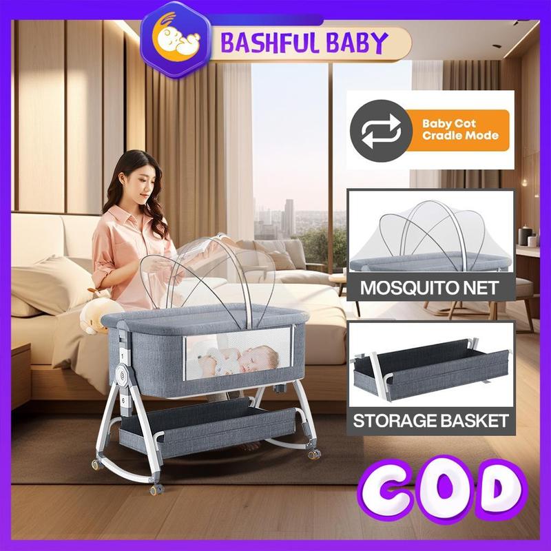 COD Baby Cot Multi-functional Portable Baby Bed Crib For Newborn ...