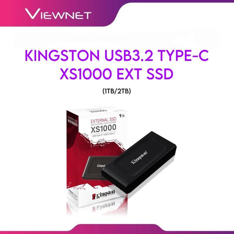 SSD EXT KINGSTON USB3.2 TYPE-C XS1000 WITH USB TO TYPE-C CABLE - TikTok ...