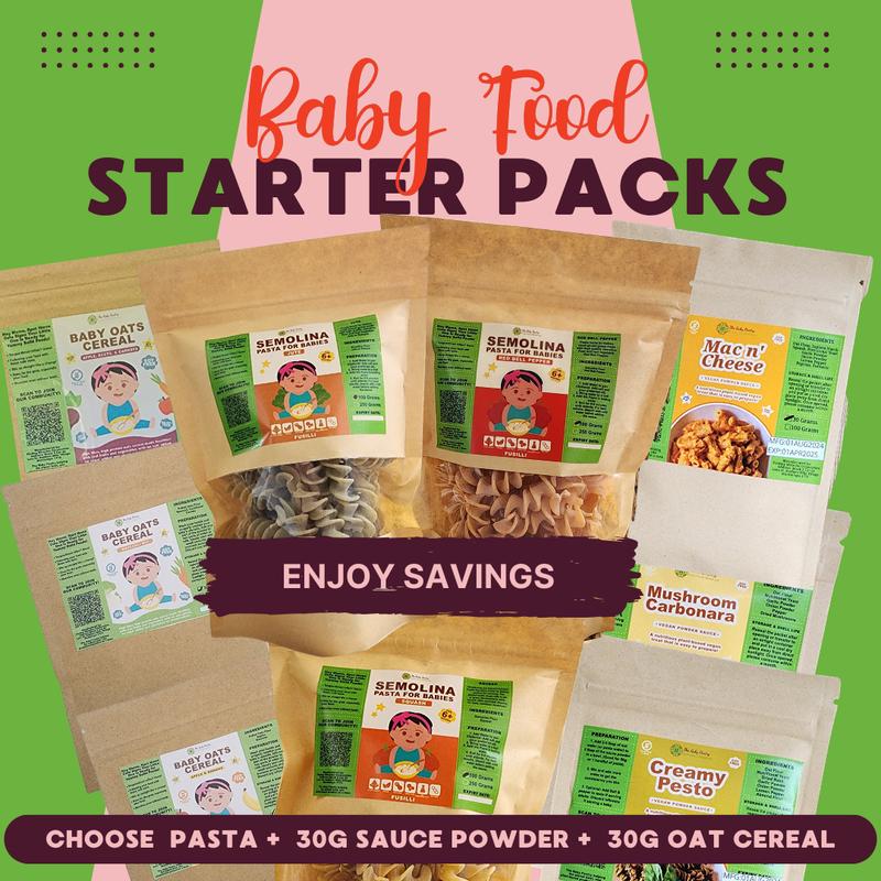BABY FOOD STARTER PACKS (Choose Your Semolina Pasta for Babies - TikTok ...
