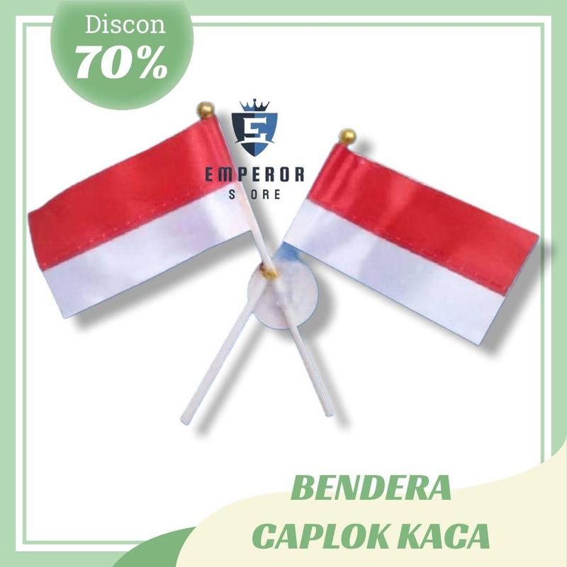 Bendera Mobil Tempel Kaca Dekorasi Merah Putih - Shop | Tokopedia