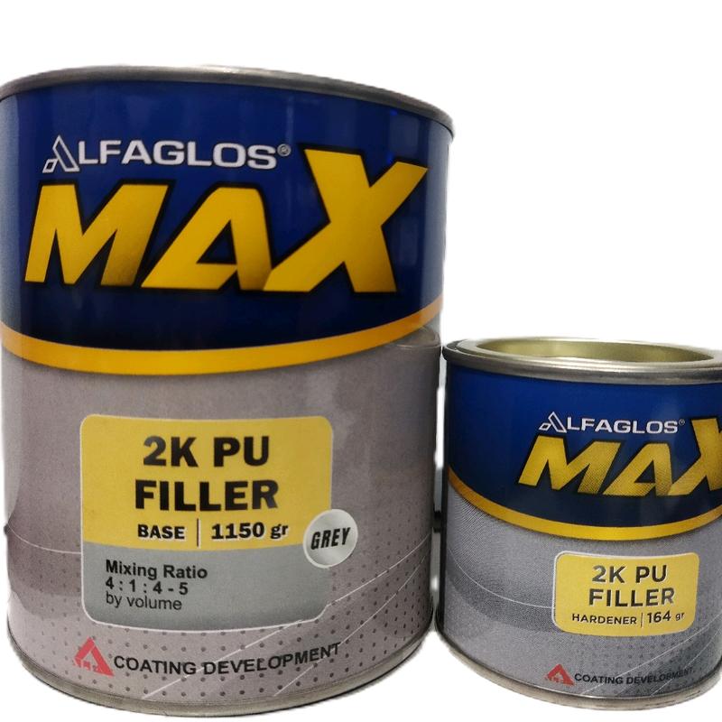 Epoxy 2K PU Filler Alfaglos Max isi 1kg Grey (Cat Dasar / Lapisan Dasar ...