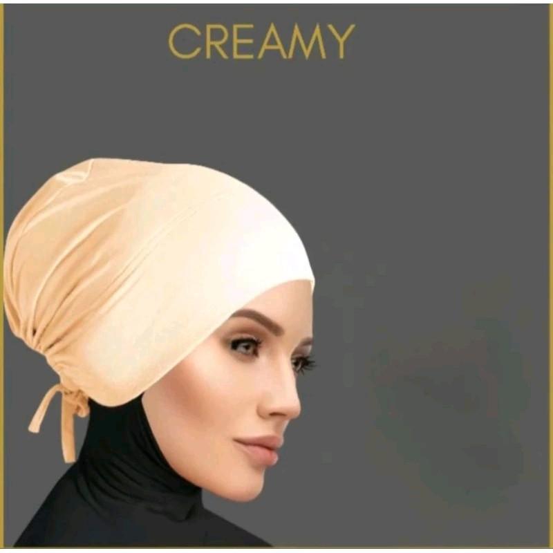 Topi Salji Dalam Inner Tali Kain Cotton Jersey Premium Quality - TikTok ...