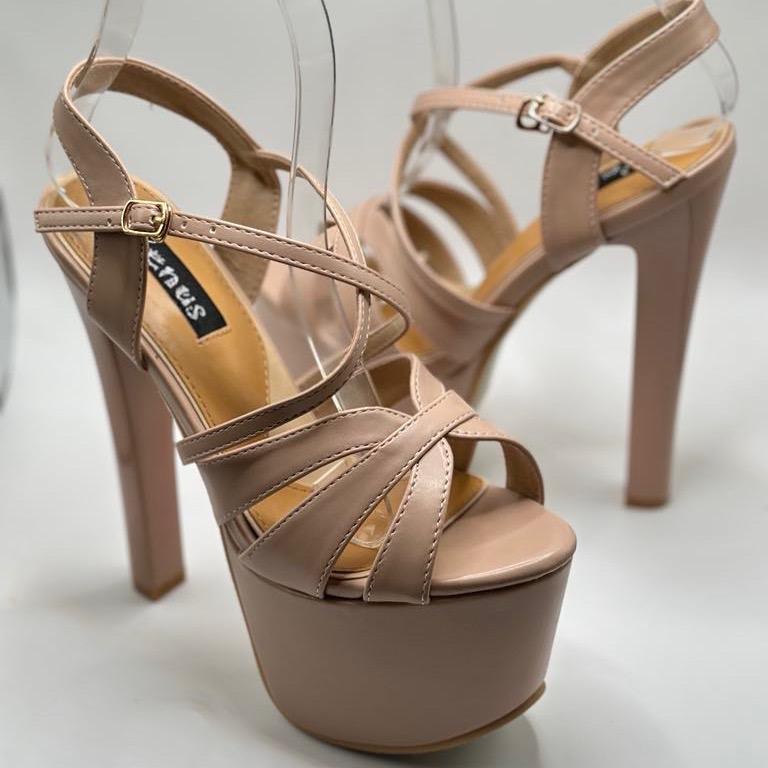 Venus Pageant 'Maxine' Heels 6.8 inches nude 36-40 Round Toe - TikTok ...