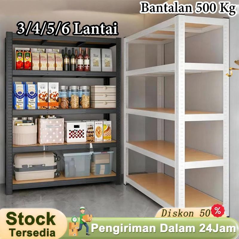 COD Rak Besi Siku 5/6 Susun Rak Gudang Rak Susun Rak Dapur Rak - Shop ...