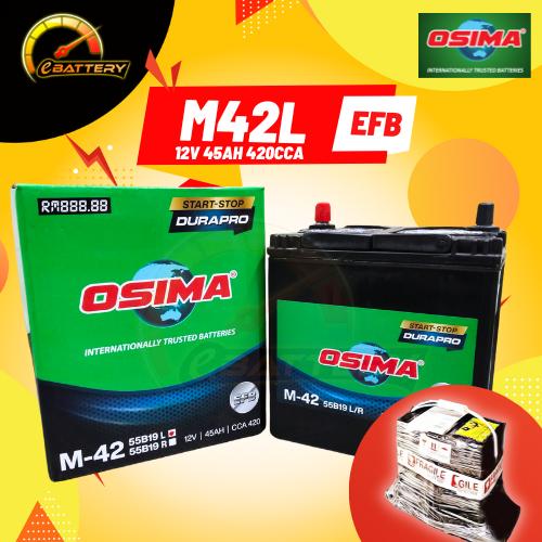 M42L M42R M42 EFB 65B20L OSIMA MF | Bateri Kereta Car Battery - TikTok ...